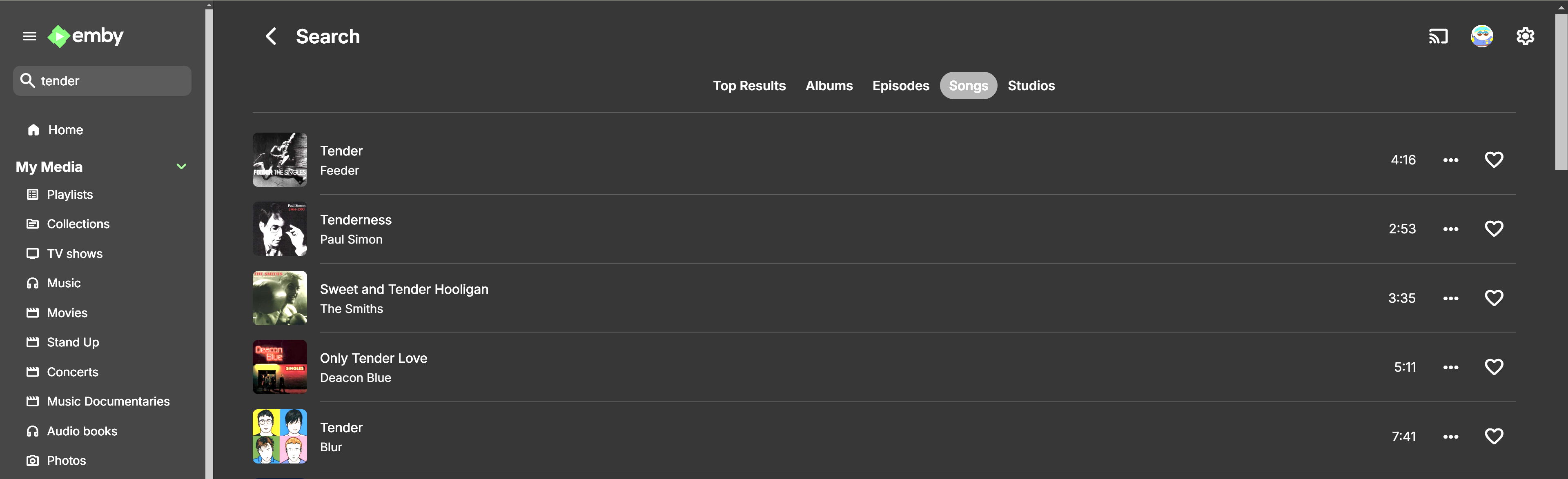Better search tools, especially for music library - Feature Requests - Emby Community