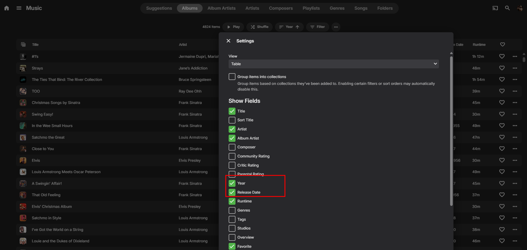 Playlists - Sort Songs, Albums, etc. - Feature Requests - Emby Community