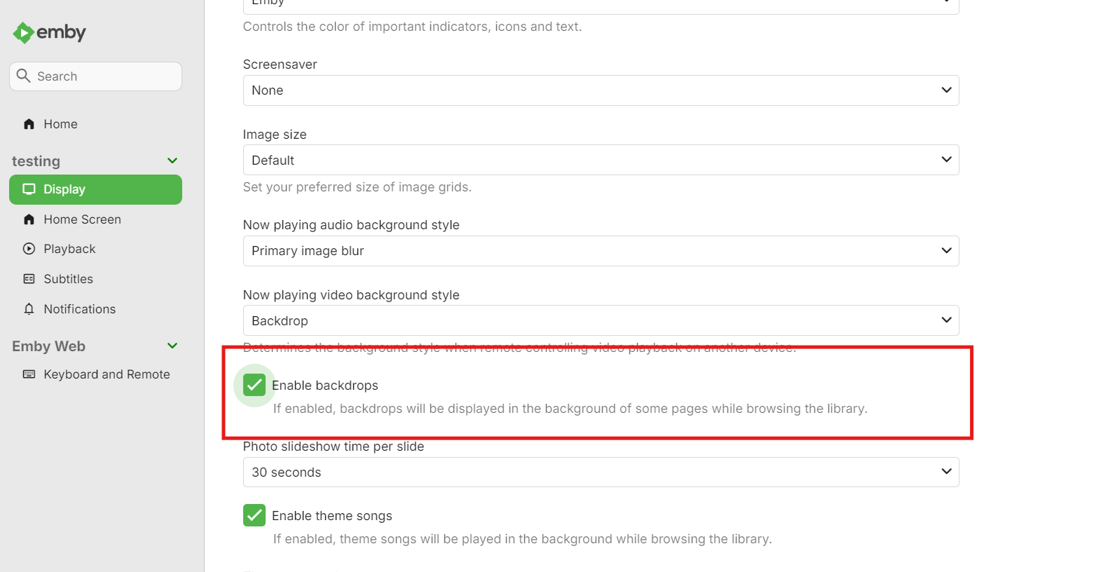 Copying user settings does skips home screen sections - Developer API - Emby Community