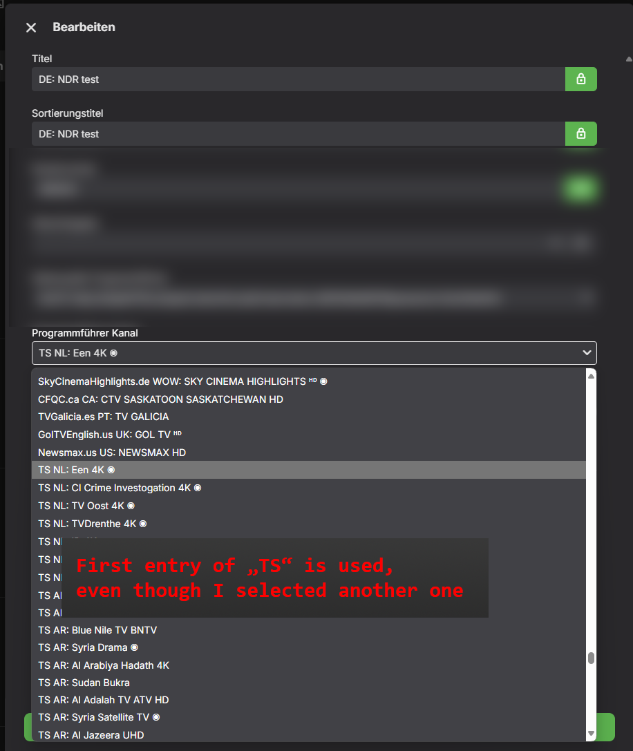Bug: XML EPG cannot contain multiple channels with the same TVG ID ...