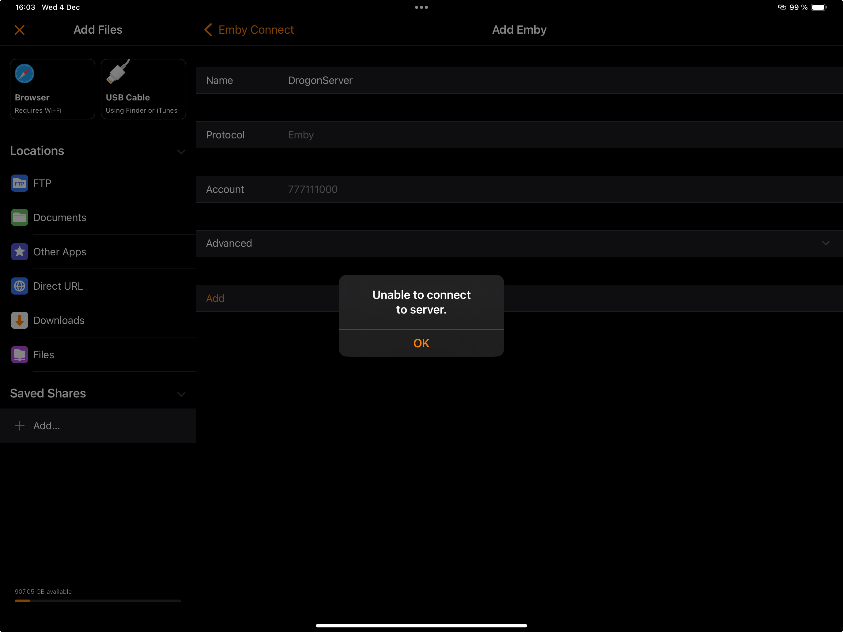 Infuse Connection Issue—Help Needed! - Apple iOS / macOS - Emby Community