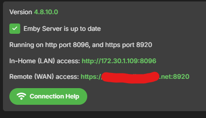 remote port with NPM and domain name - General/Windows - Emby Community