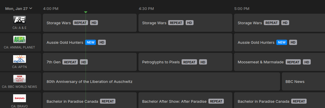 emby-server epg is displaying programs 4 hours ahead of debian linux host time - Linux - Emby ...