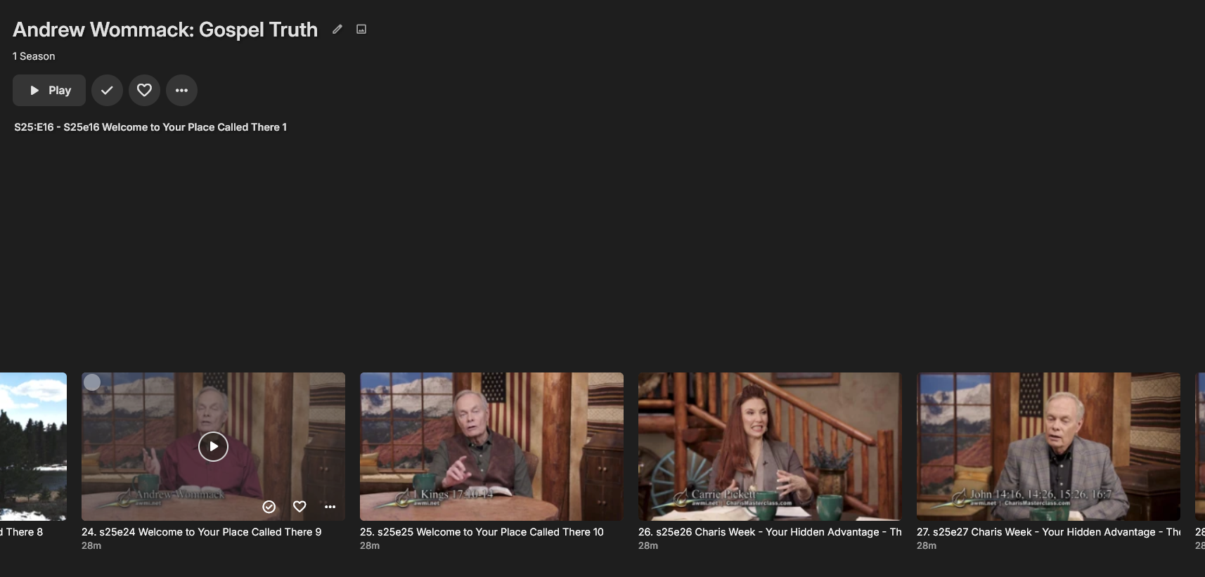 How to name series not showing on IMDB or TVDB Andrew Wommack - General/Windows - Emby Community