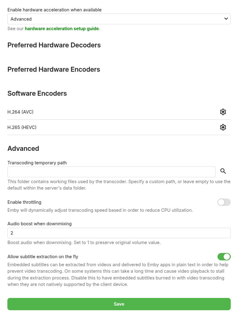 Unable to use HW transcode on docker - Linux - Emby Community
