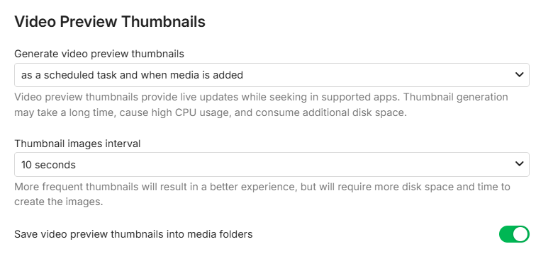 Docker Emby Linux container - Video Preview Thumbnail Extraction issues - Linux - Emby Community