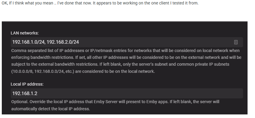 My Android - (google TV) clients don't auto logon any more.... - Synology - Emby Community