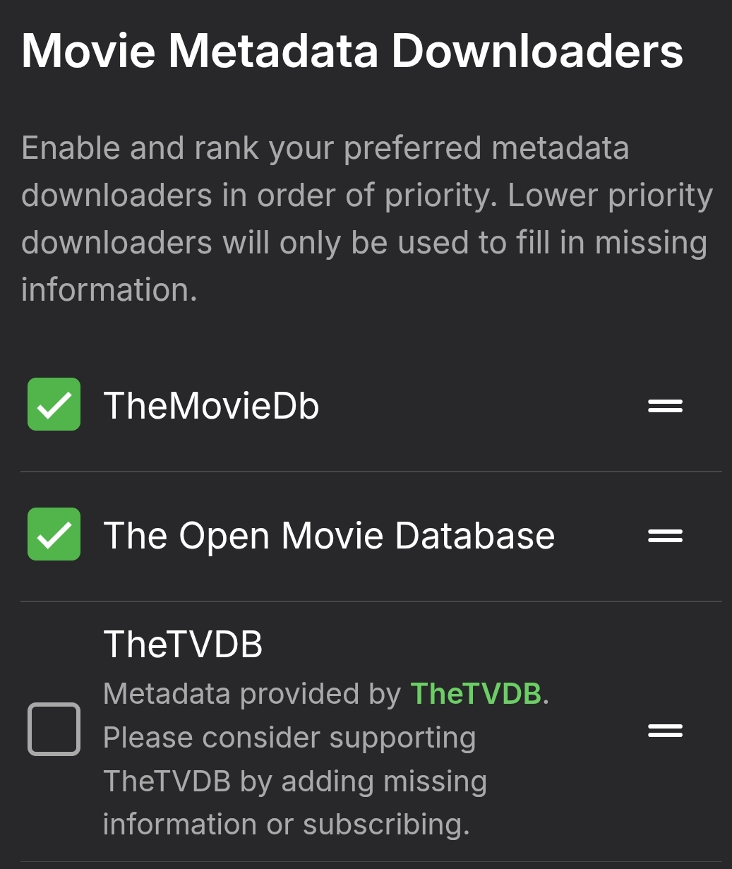 Emby keeps ignoring and overwriting changed metadata - Linux - Emby Community