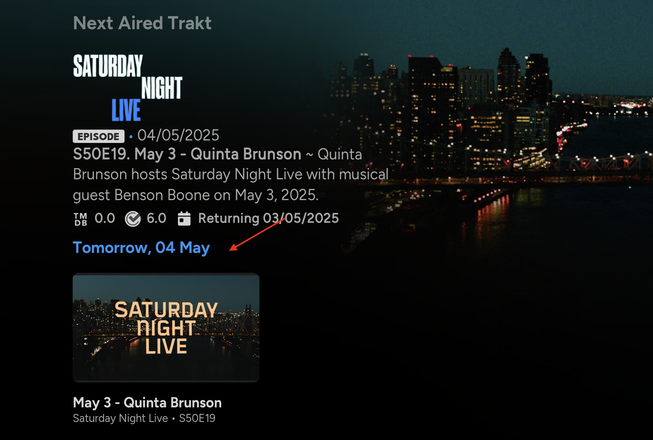 Option to use Trakt for upcoming TV Shows - Feature Requests - Emby ...