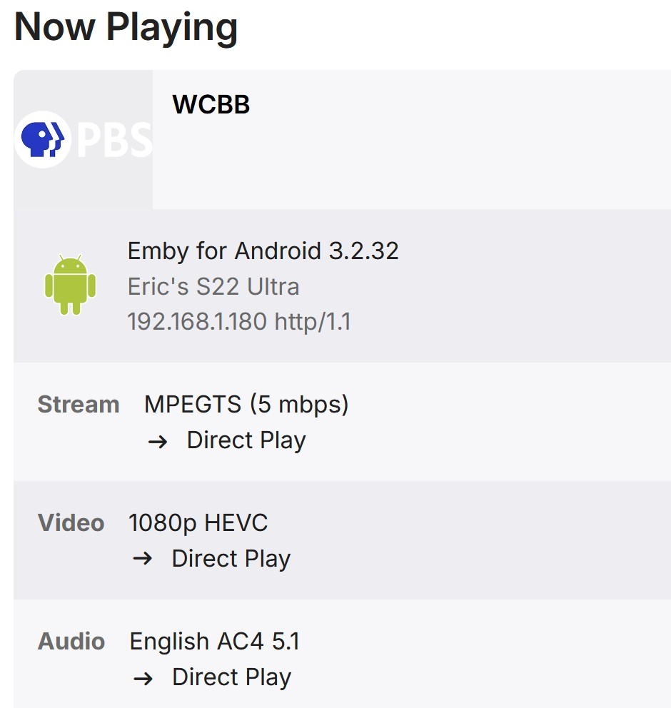 ATSC 3.0 playback issues on nVidia Shield - Android - Emby Community