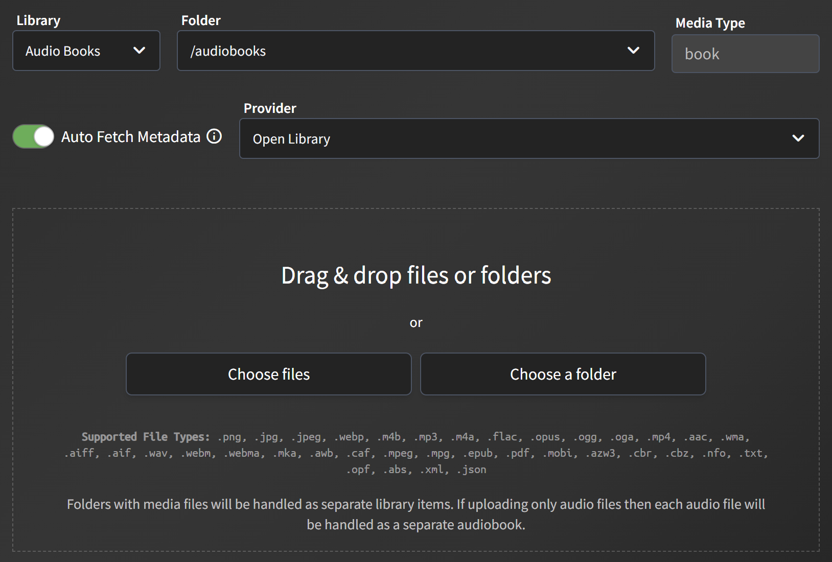 Server Admin: Upload interface - Feature Requests - Emby Community