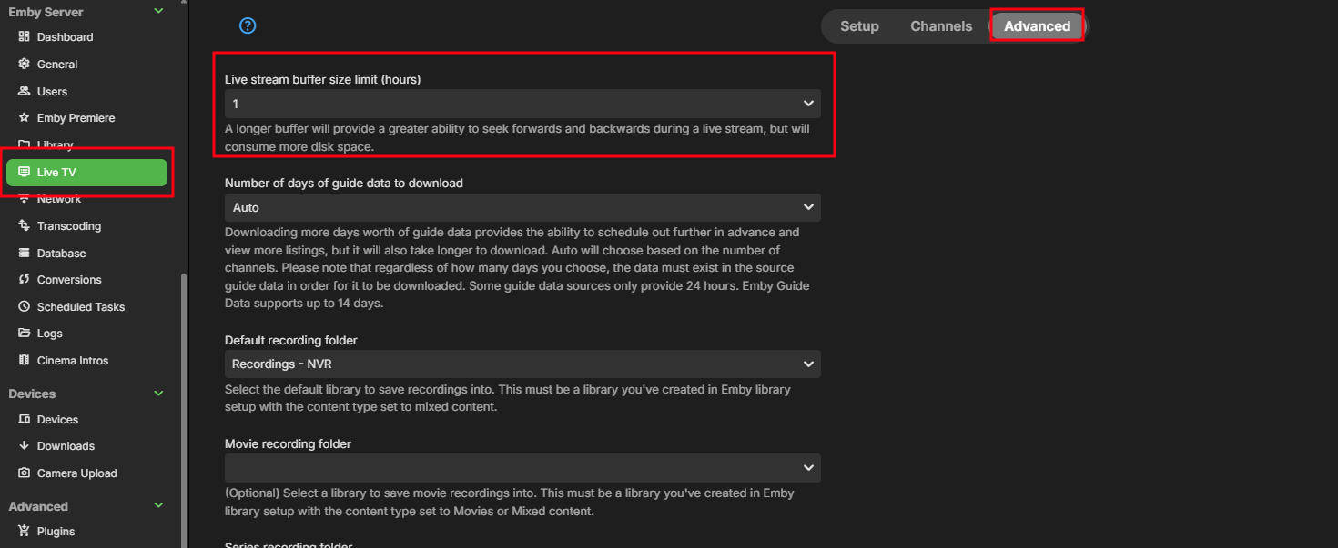 Pruning transcoding temp files - General/Windows - Emby Community