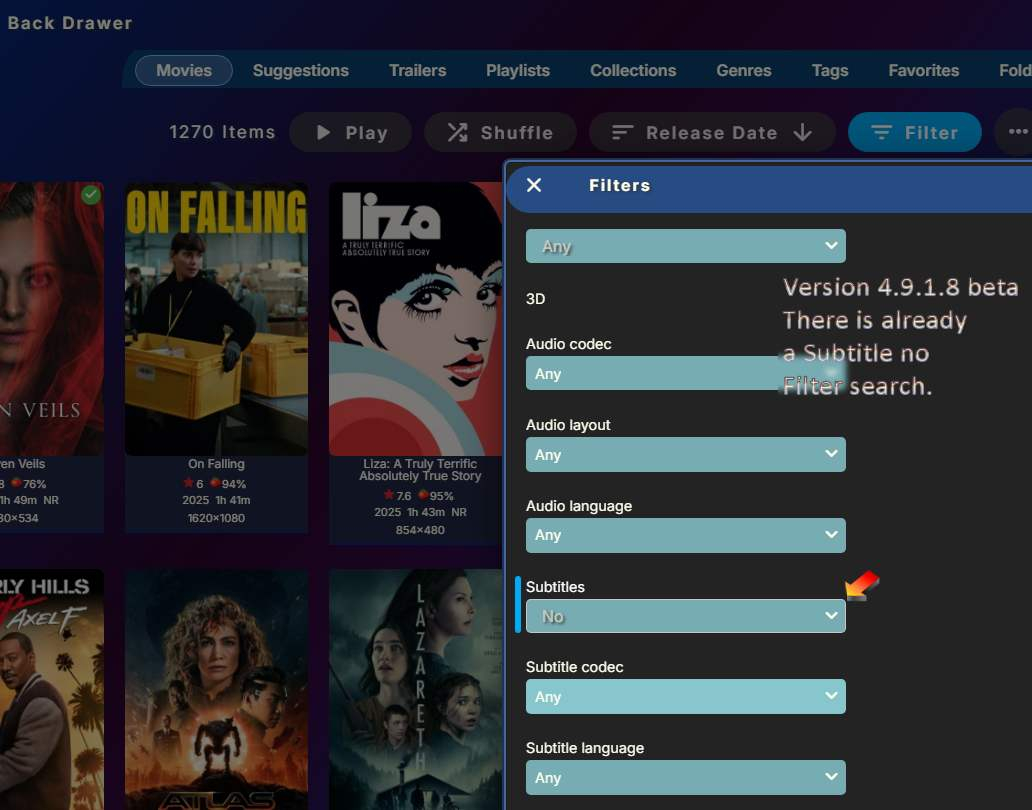 Missing subtitles - Feature Requests - Emby Community