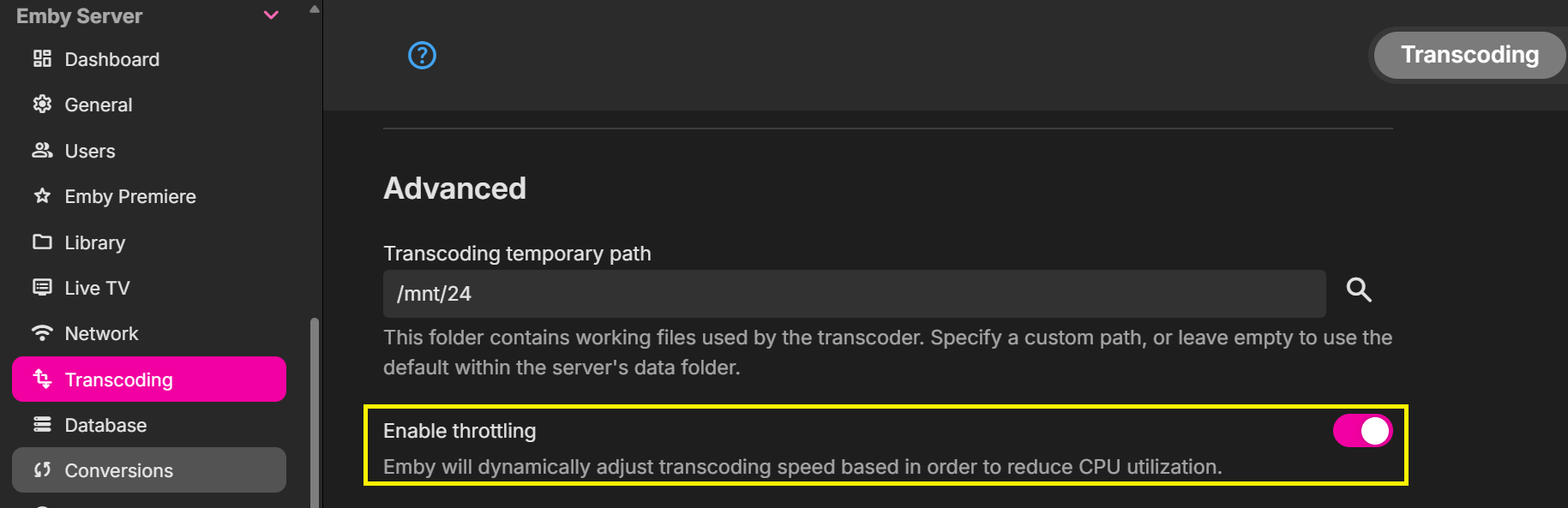 (Possible) Reason for transcoding-temp folder completely filling up ...