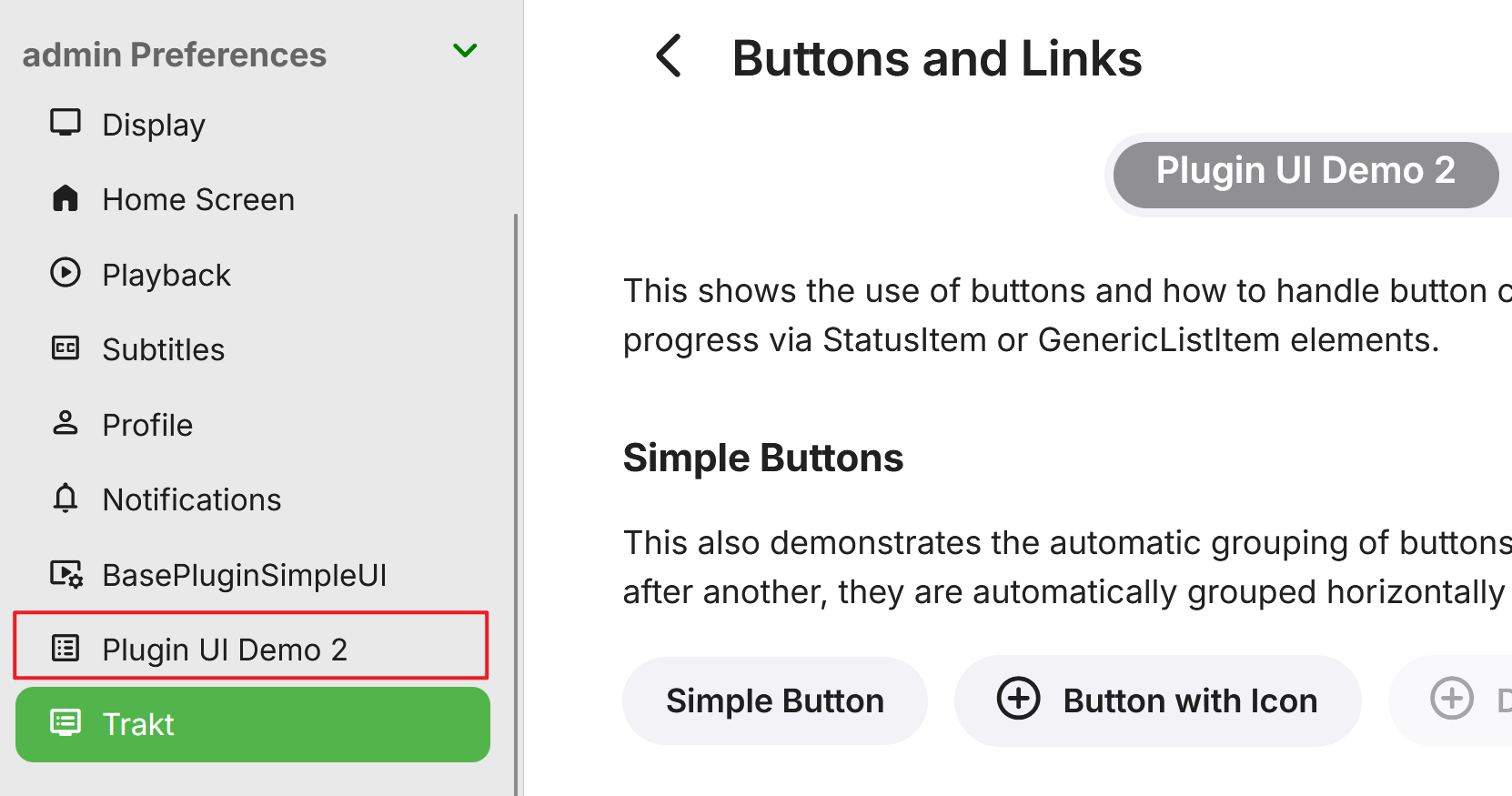 SDK Sample PluginUI Demo Update - Developer API - Emby Community