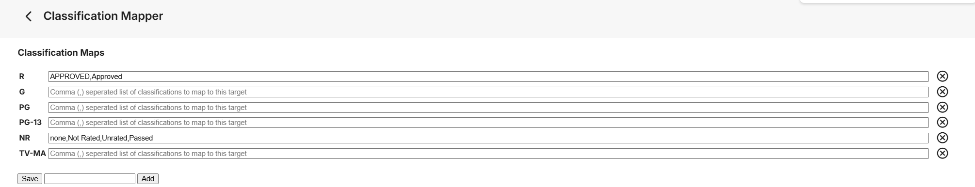 Classification Mapper - Plugins - Emby Community