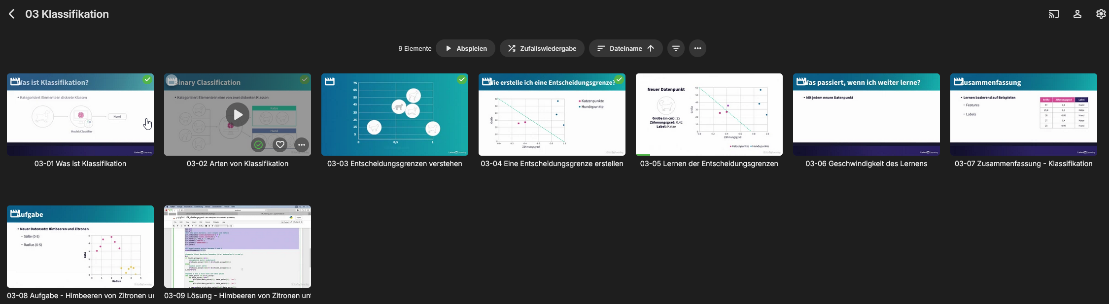 Library for video trainings - Feature Requests - Emby Community