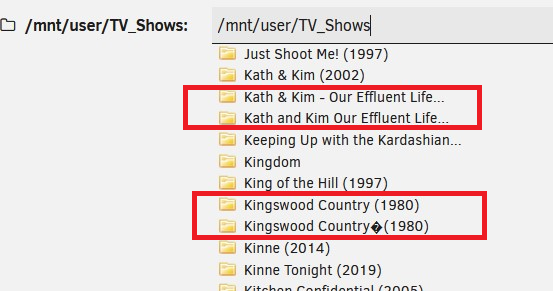 Unraid/Emby issues not loading TV Shows from 1 disk - Page 2 - Linux ...