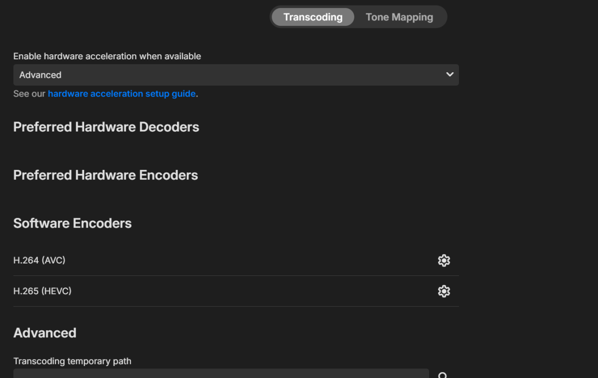 Emby Docker - Hardware acceleration devices not showing - Linux - Emby ...
