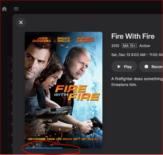 TV Guide - indicate if program is in library or have recorded before ...