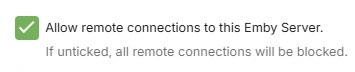 Secure Your Server | Emby Documentation